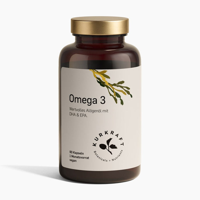 Kapsel - OMEGA 3 Algenöl - 90 Stück - life's omega - Vegan - DHA - EPA